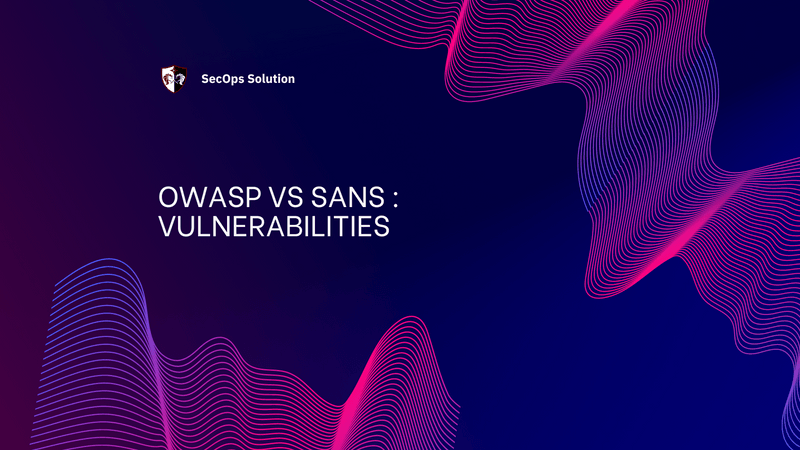 Owasp Top 10 Vs Sanscwe Top 25 Complete Security Vulnerabilities Guide 2024 Secops® Solution 